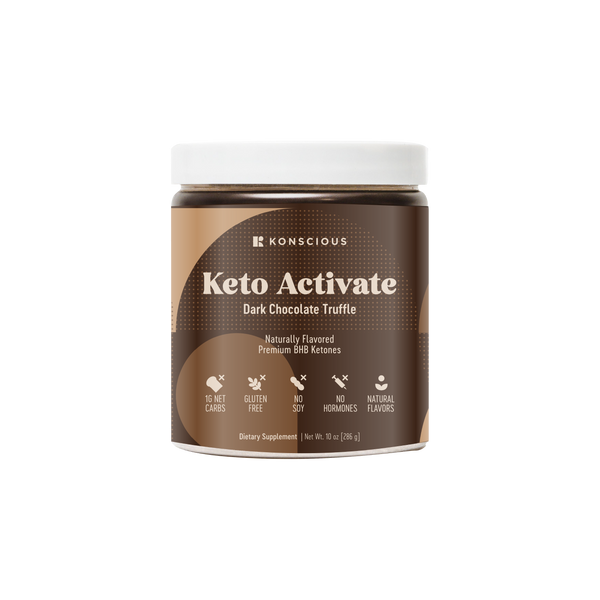 Keto Activate Dark Chocolate Truffle | Konscious Keto